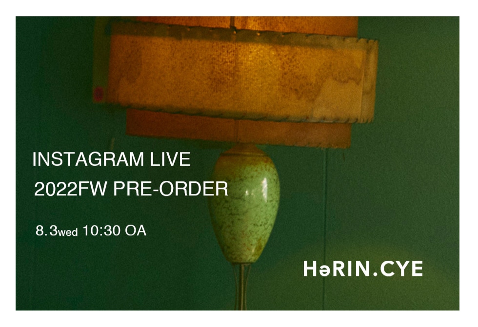 HERIN.CYE / Instagram LIVE｜バロックジャパンリミテッド 公式通販サイト SHEL'TTER WEB STORE(シェルターウェブストア)