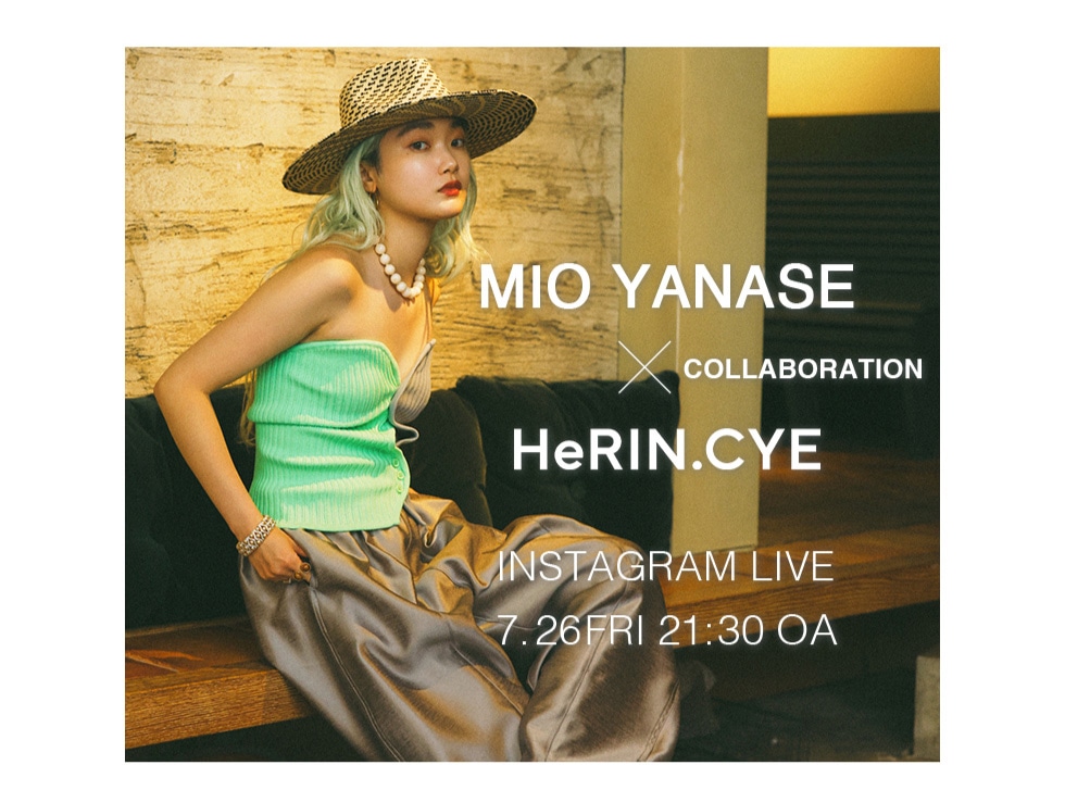 MIO YANASE COLLABORATION LIVE｜バロックジャパンリミテッド 公式通販サイト SHEL'TTER WEB STORE(シェルターウェブストア)