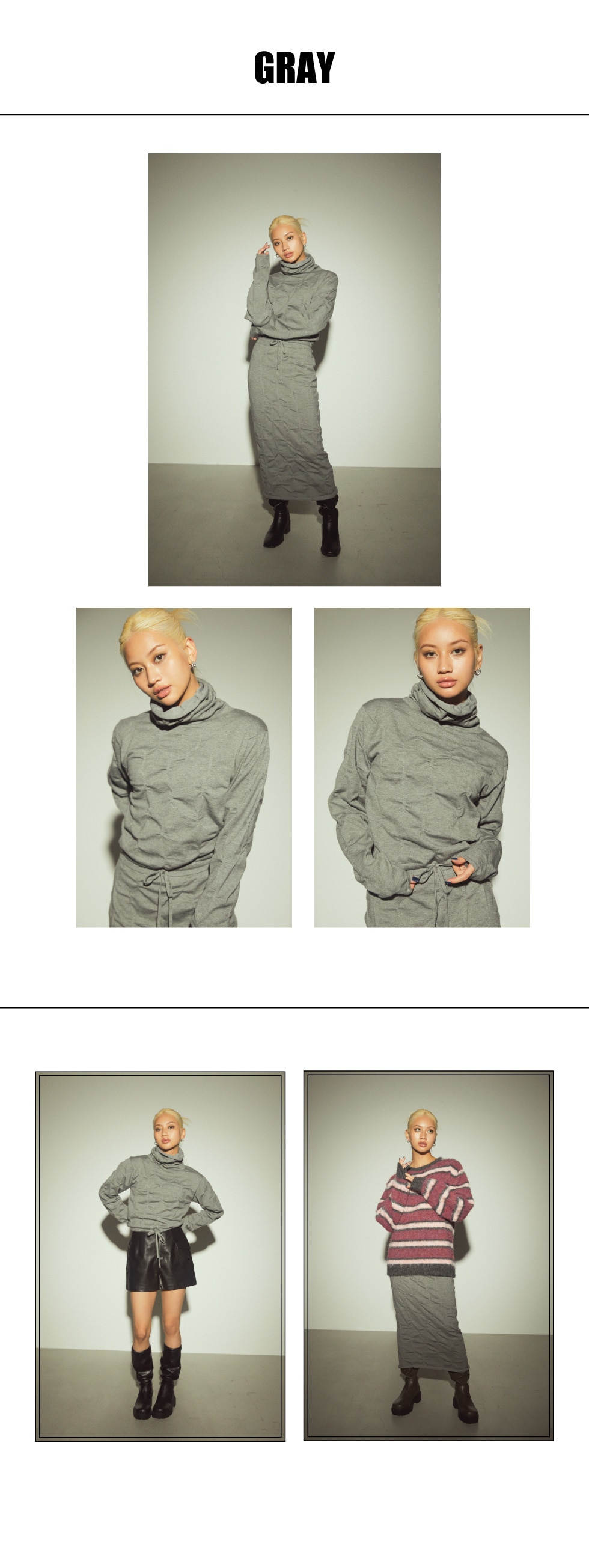 PINCH SHORT KNIT着回し｜バロックジャパンリミテッド 公式通販サイト SHEL'TTER WEB STORE(シェルターウェブストア)