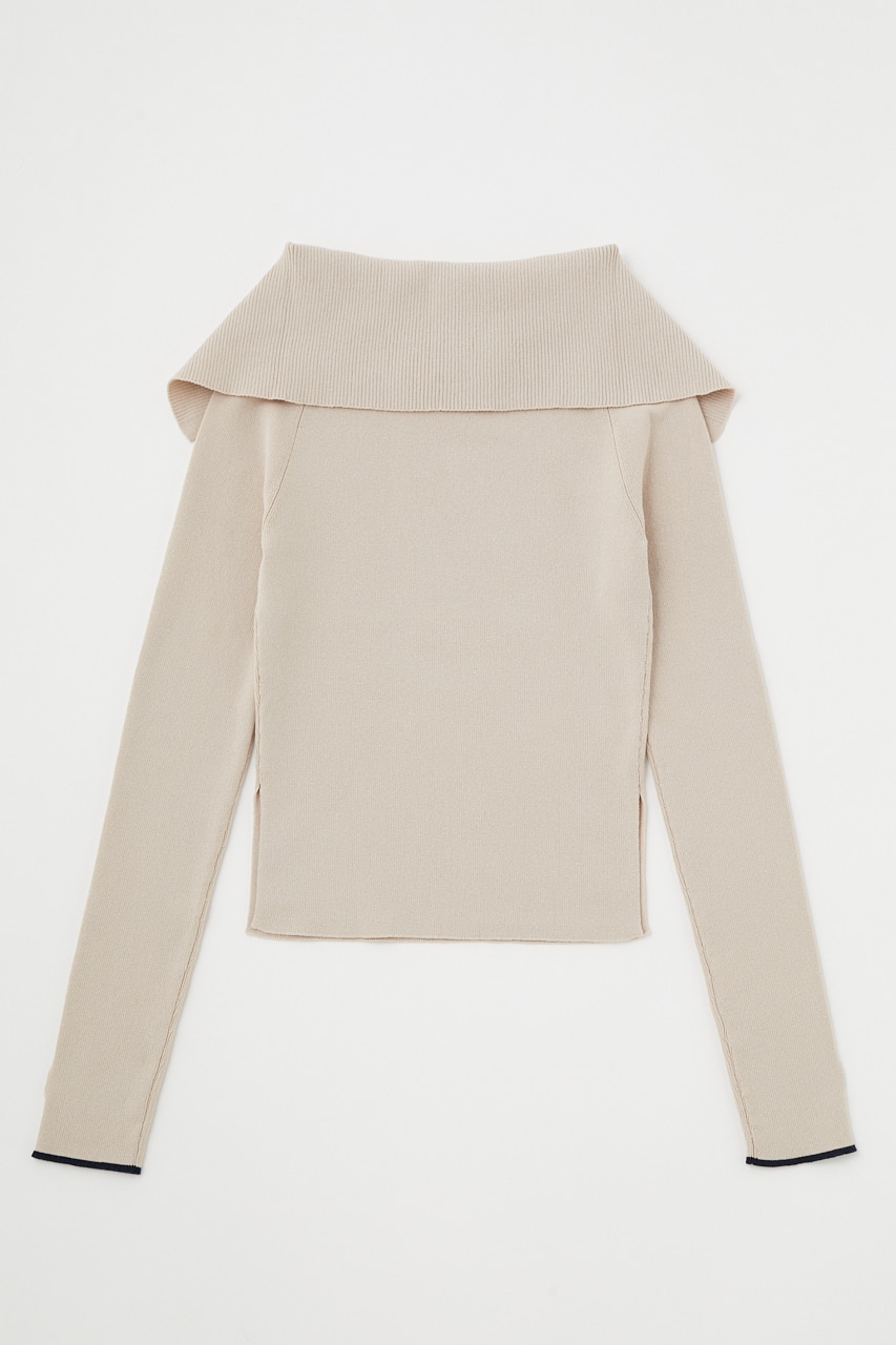 MOUSSY | OFF SHOULDER COLLAR ニット (ニット ) |SHEL'TTER WEBSTORE
