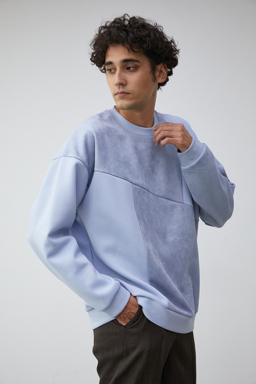 AZUL BY MOUSSY | FAUX SUEDE SWITCHING PULLOVER (スウェット・パーカー ) |SHEL'TTER ...