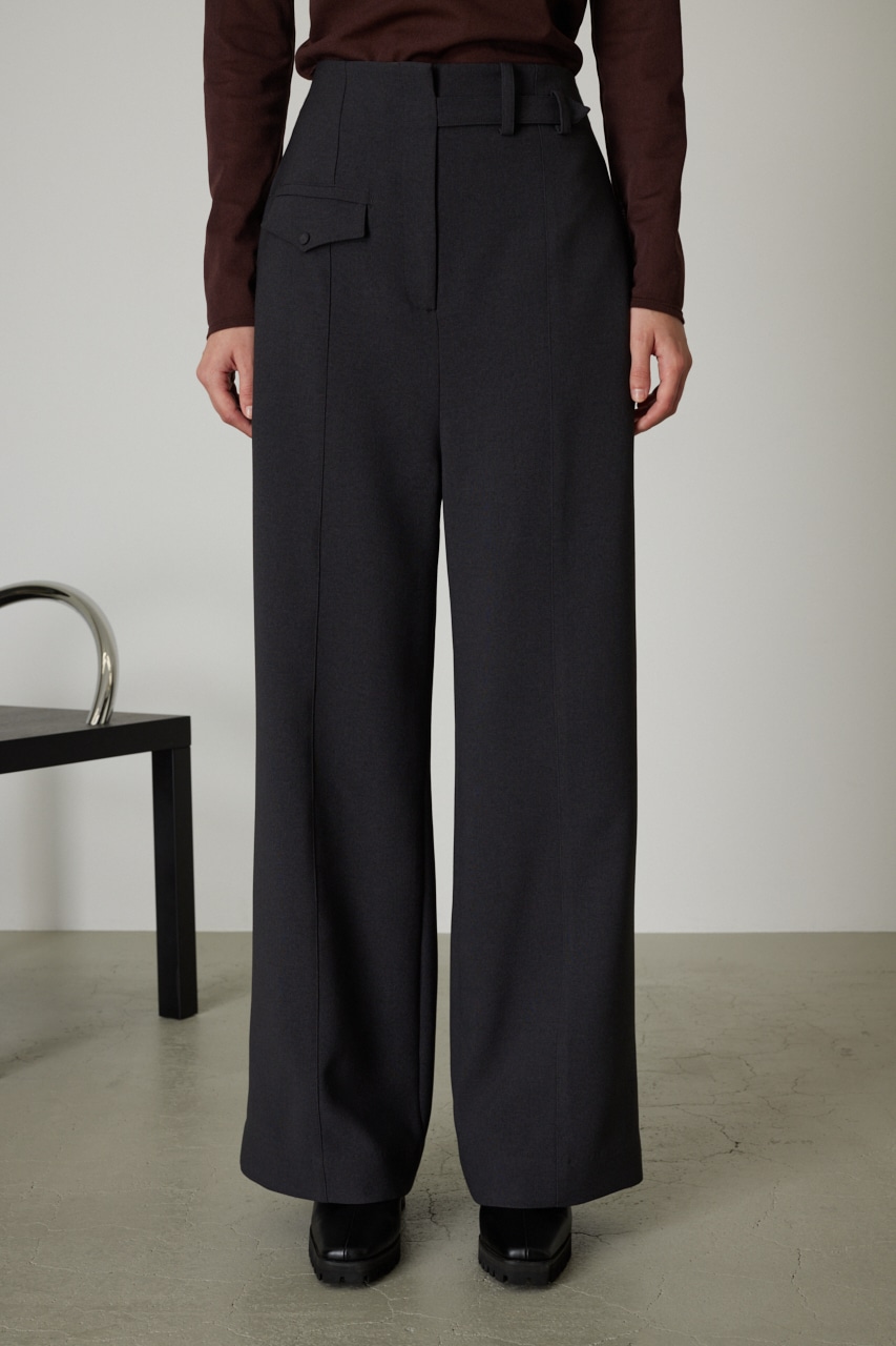 RIM.ARK | Belt design flap PT (PANTS ) |RIM.ARK ONLINE STORE