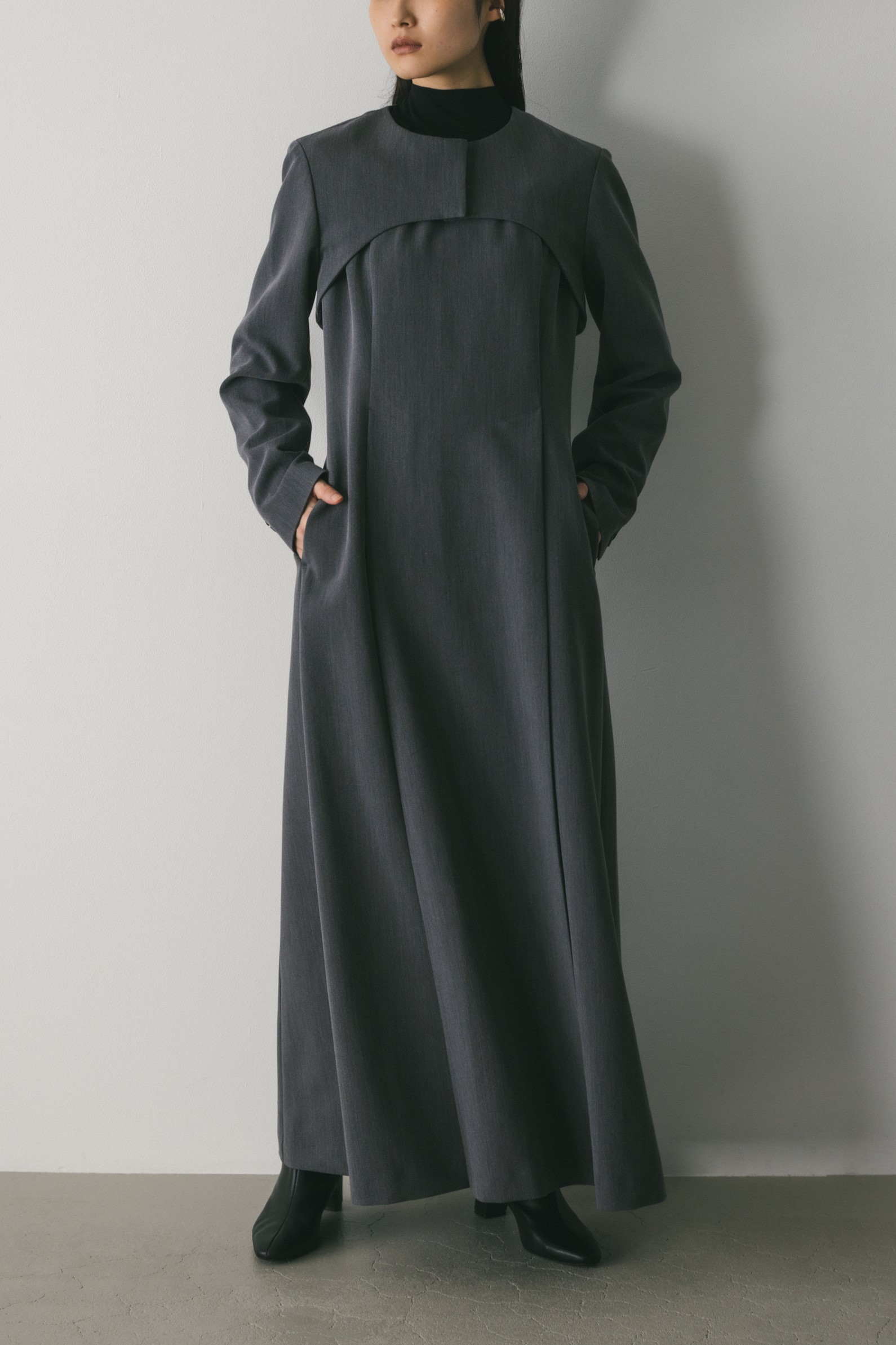 STYLEMIXER | 【WEB限定】2ピースラウンドジャケットワンピース (ワンピース(ミニ・ミディアム） ) |SHEL'TTER WEBSTORE