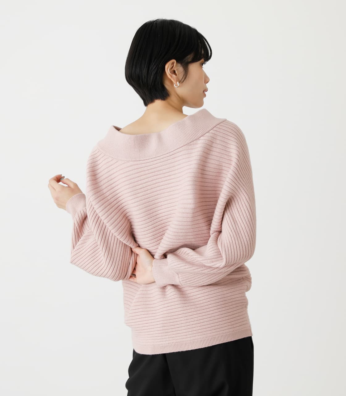 AZUL BY MOUSSY | 2WAY RIB SWITCH KNIT TOPS (ニット ) |SHEL'TTER WEBSTORE