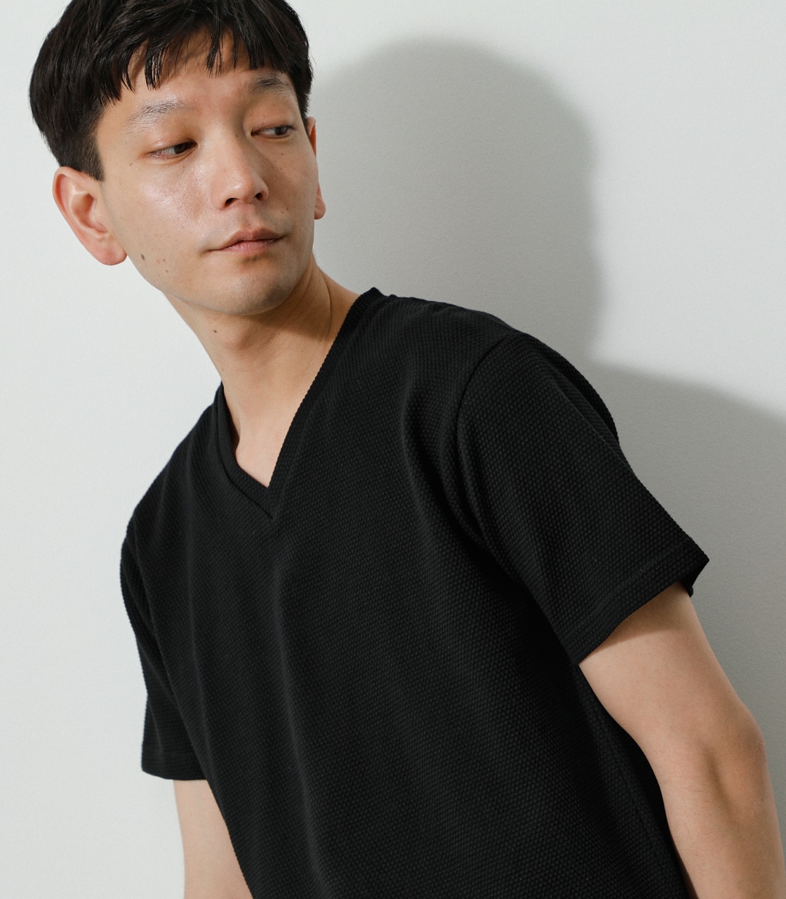 AZUL BY MOUSSY | POPCORN JACQUARD V/N TEE (Tシャツ・カットソー(半袖) ) |SHEL'TTER ...