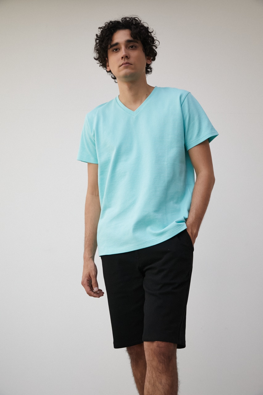 AZUL BY MOUSSY | POPCORN JACQUARD V/N TEE (Tシャツ・カットソー(半袖) ) |SHEL'TTER ...