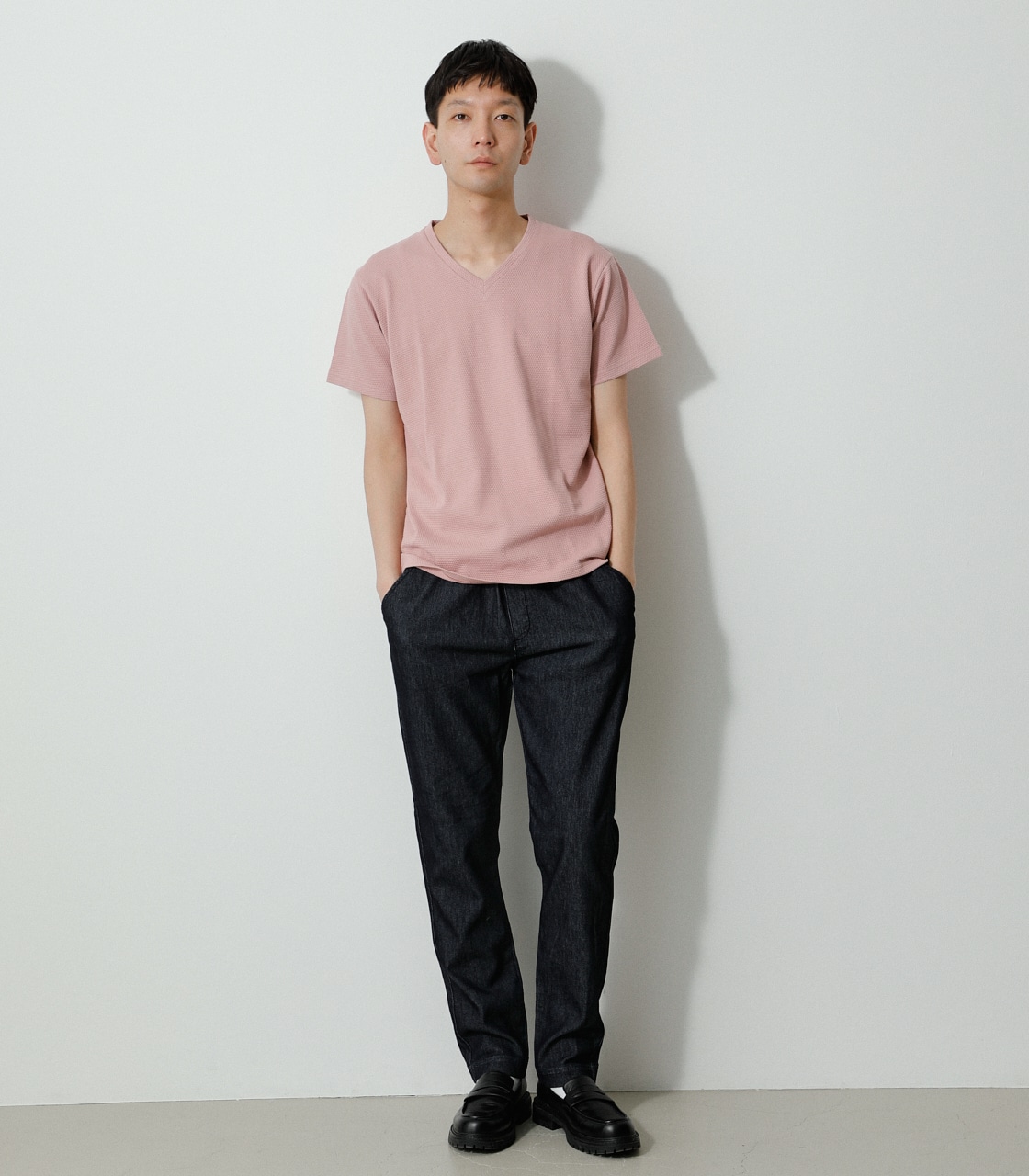 AZUL BY MOUSSY | POPCORN JACQUARD V/N TEE (Tシャツ・カットソー(半袖) ) |SHEL'TTER ...