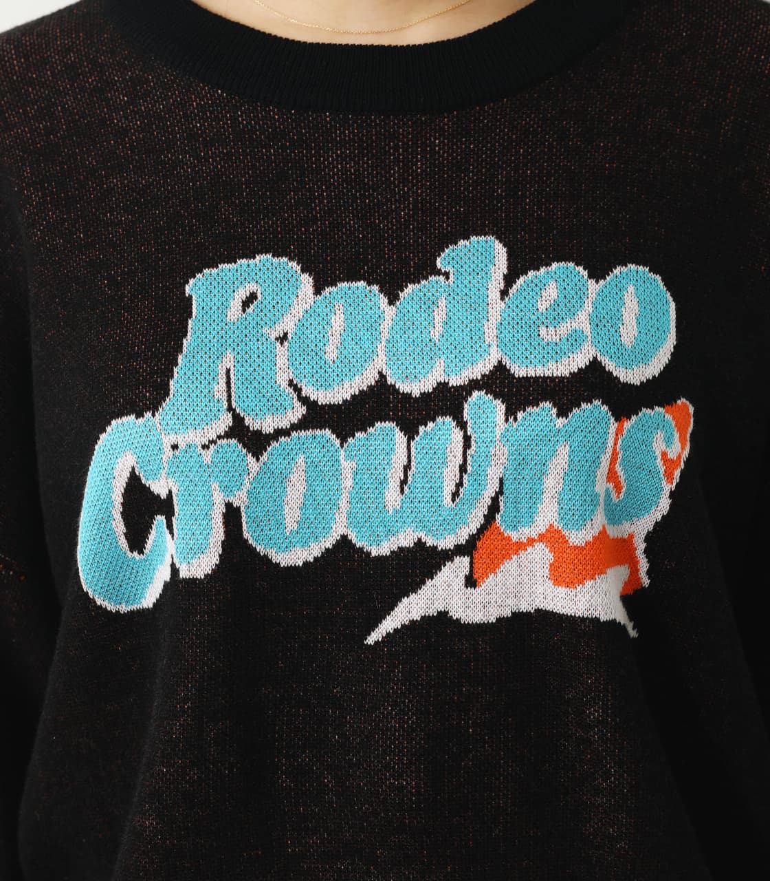 RODEO CROWNS WIDE BOWL | NEO LOGOジャガードニットトップス (ニット ) |SHEL'TTER WEBSTORE