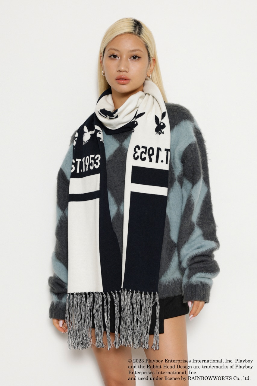 LAGUA GEM | PLAYBOY × LAGUA BIG STOLE (ストール・マフラー ) |SHEL'TTER WEBSTORE