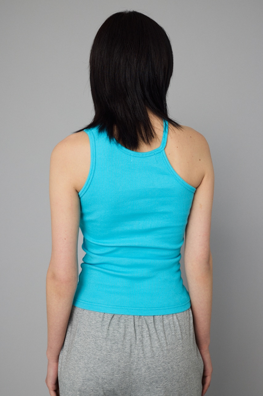 HeRIN.CYE | Asymmetry neck tank top (タンクトップ ) |SHEL'TTER WEBSTORE