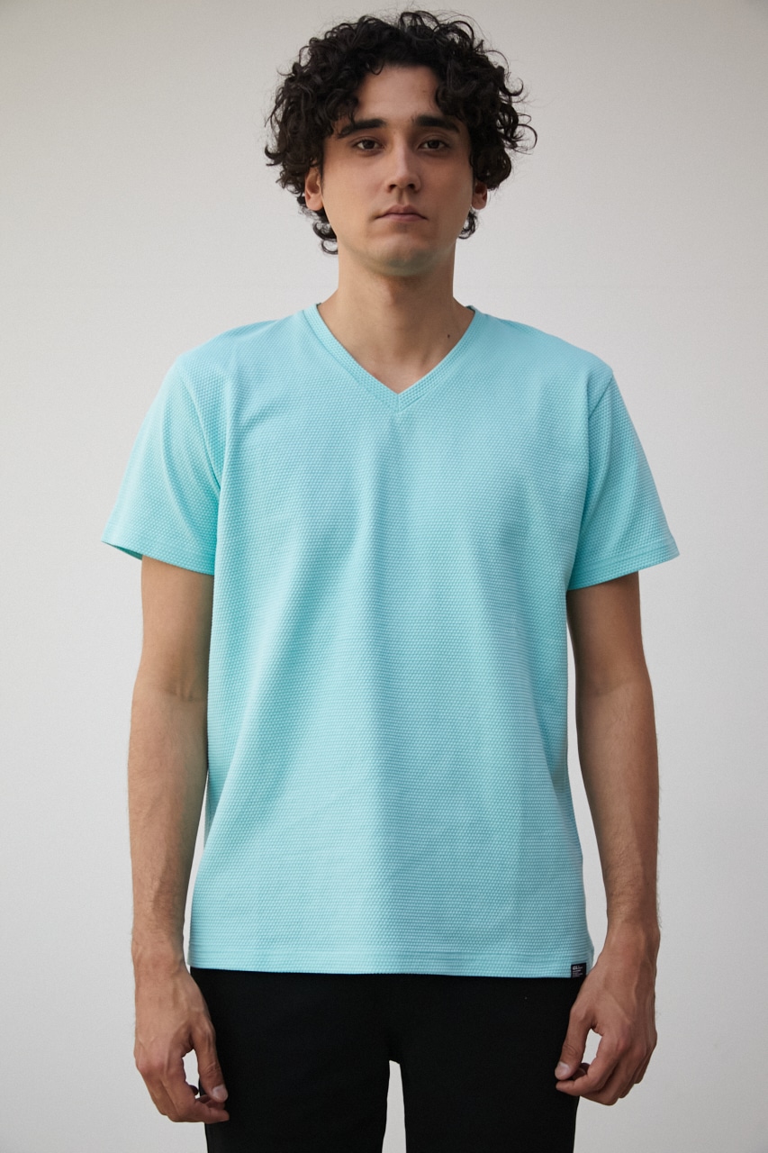 AZUL BY MOUSSY | POPCORN JACQUARD V/N TEE (Tシャツ・カットソー(半袖) ) |SHEL'TTER ...