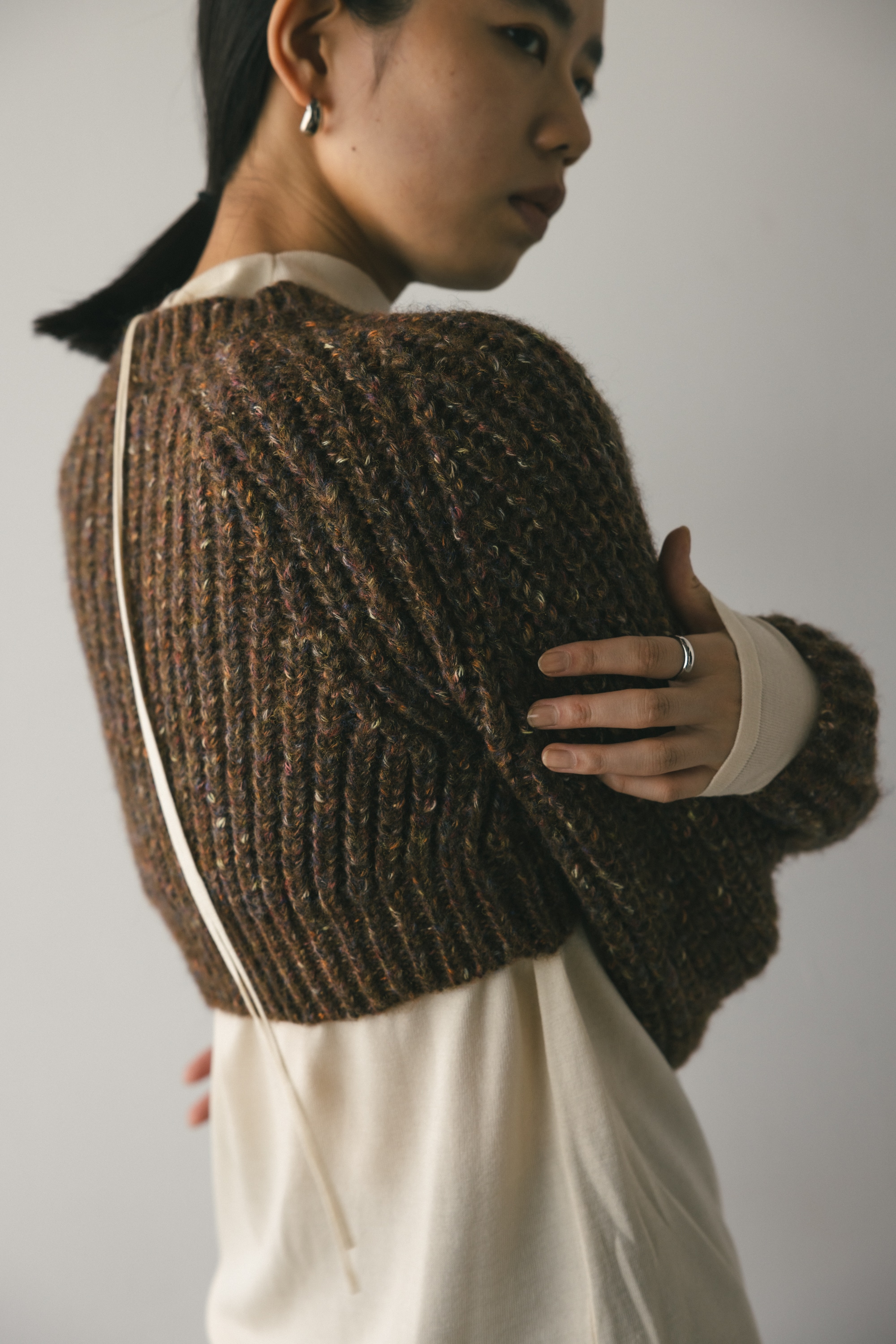 STYLEMIXER | 【限定】 ミックスヤーンショートニット (ニット ) |SHEL'TTER WEBSTORE