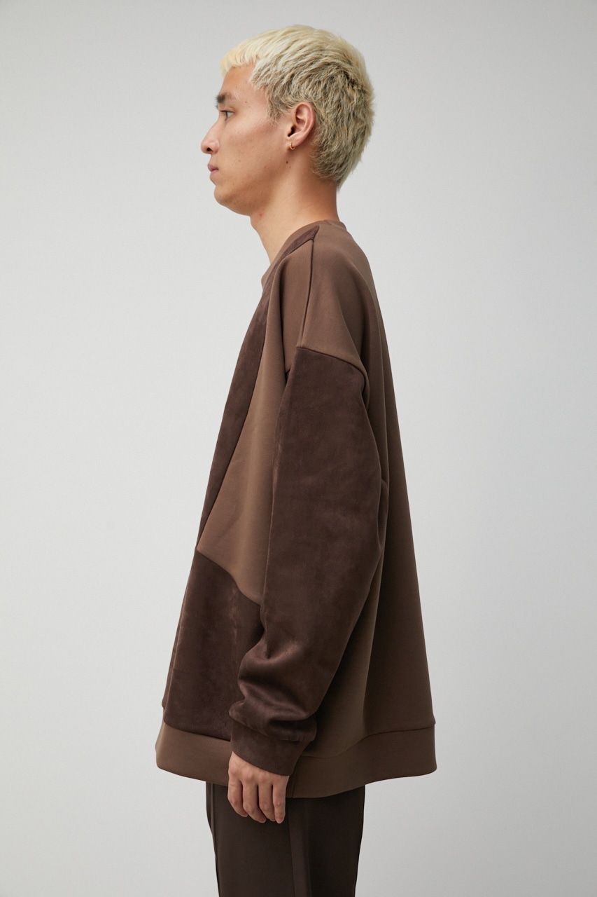 AZUL BY MOUSSY | FAUX SUEDE SWICHING PULLOVER (スウェット・パーカー ) |SHEL'TTER ...