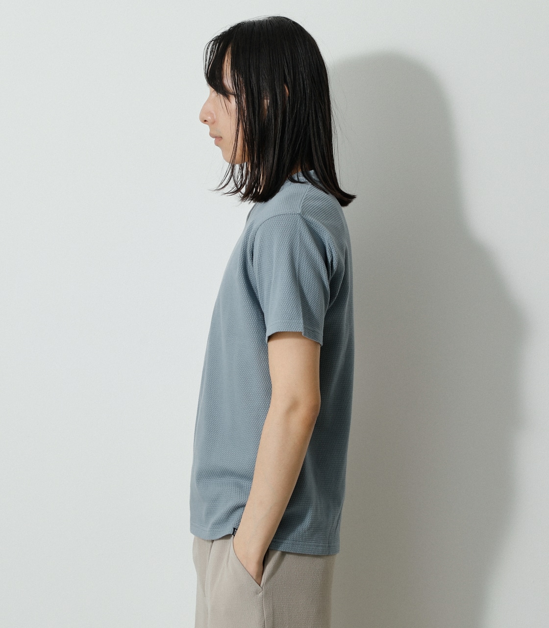 AZUL BY MOUSSY | POPCORN JACQUARD V/N TEE (Tシャツ・カットソー(半袖) ) |SHEL'TTER ...