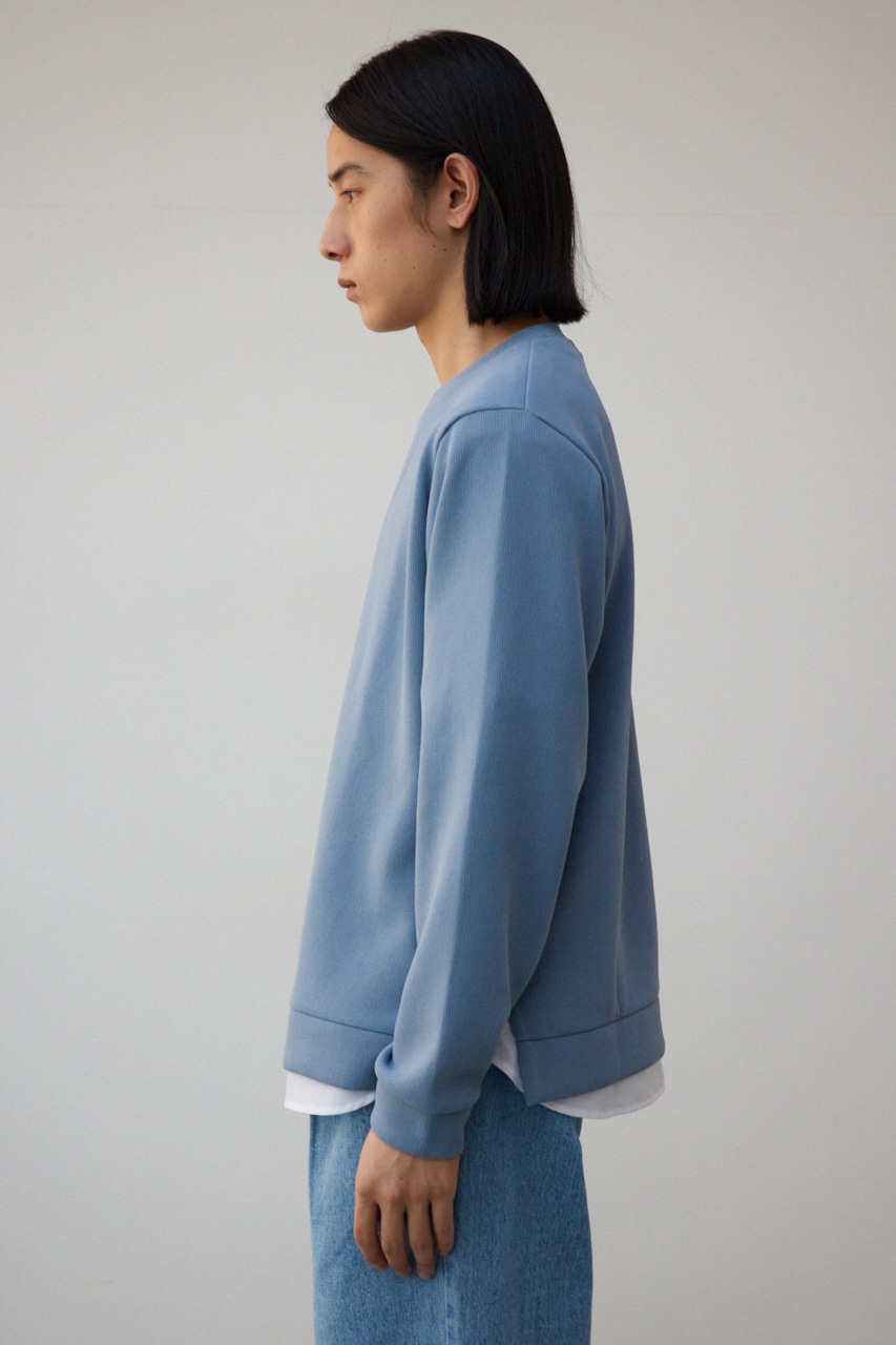 AZUL BY MOUSSY | シャツレイヤードスリットニットソー (Tシャツ・カットソー(長袖) ) |SHEL'TTER WEBSTORE