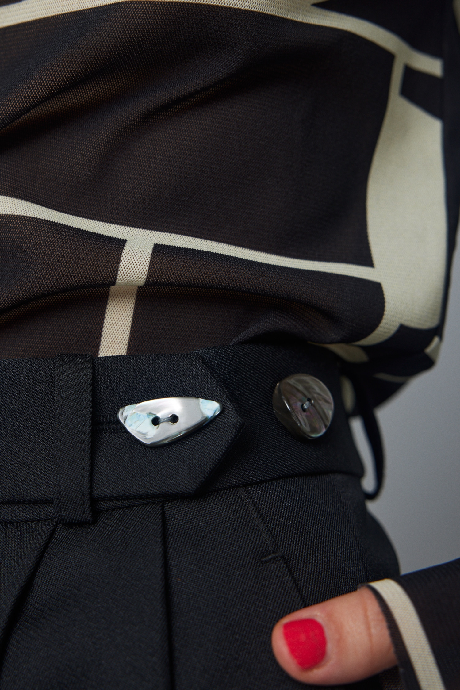 HeRIN.CYE | Thick belt pants (パンツ ) |SHEL'TTER WEBSTORE