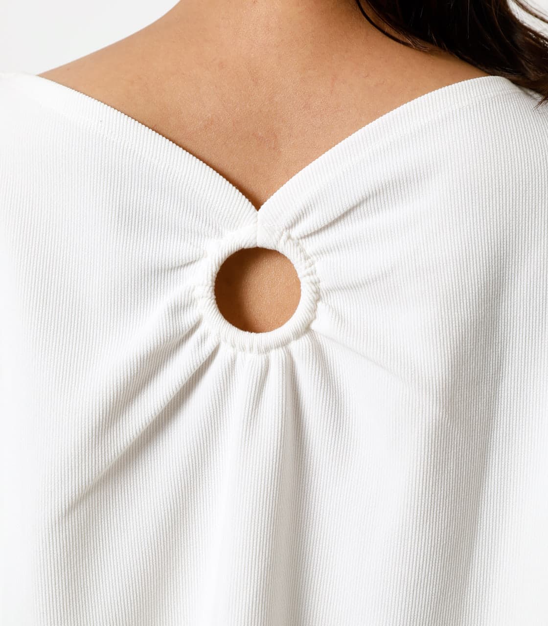 BACK RING DESIGN TOPS(S O/WHT): Tシャツ・カットソー(半袖)バロックジャパンリミテッド 公式通販サイト ...