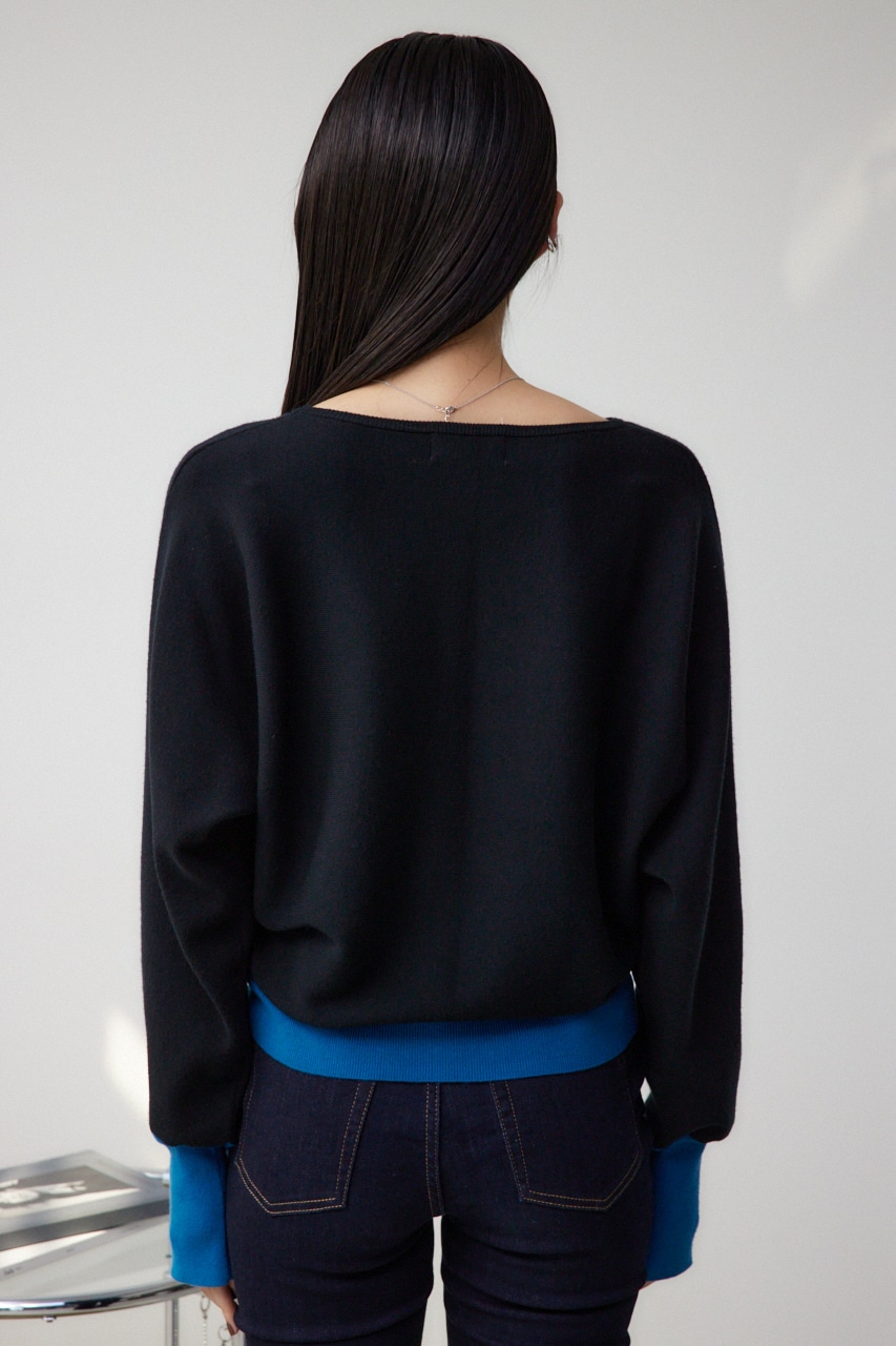 AZUL BY MOUSSY | バイカラードルマンニットプルオーバー (ニット ) |SHEL'TTER WEBSTORE