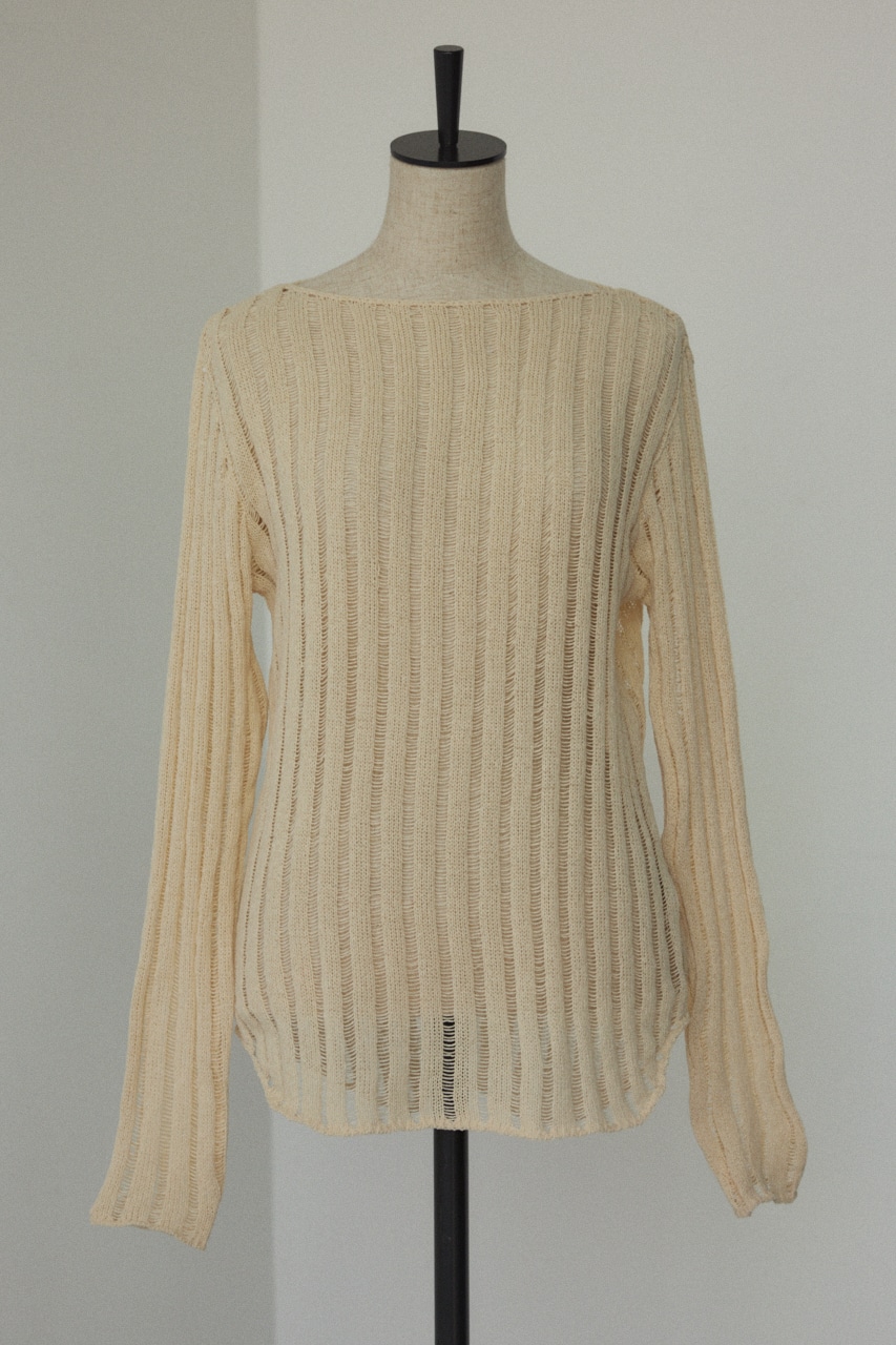 BLACK BY MOUSSY | drop needle knit tops (ニット ) |SHEL'TTER WEBSTORE