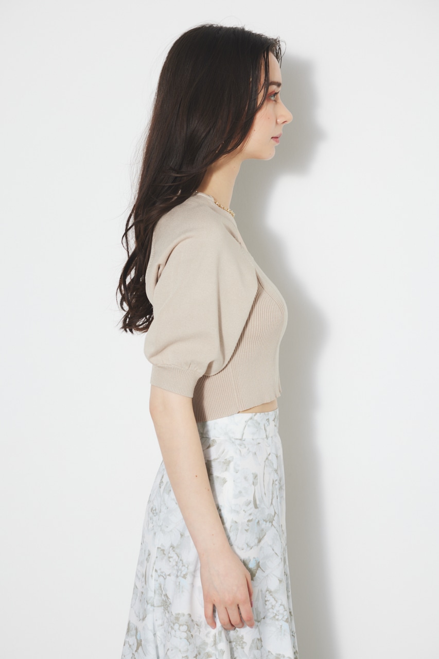 rienda | 2WAYチョーカーショートKnit TOP (ニット ) |SHEL'TTER WEBSTORE