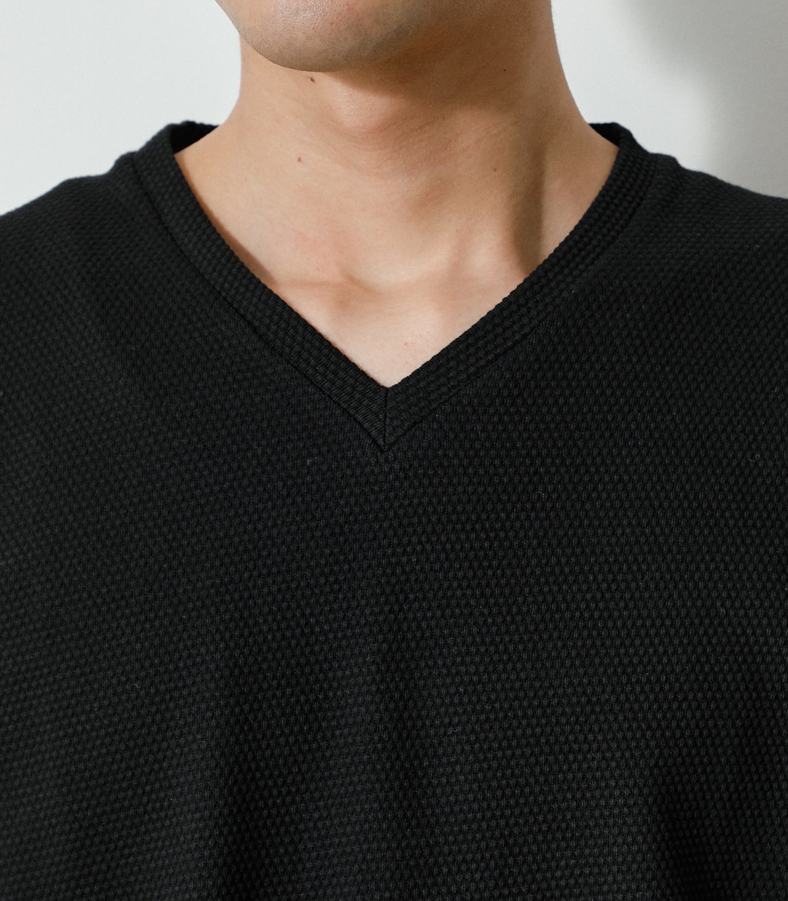 AZUL BY MOUSSY | POPCORN JACQUARD V/N TEE (Tシャツ・カットソー(半袖) ) |SHEL'TTER ...