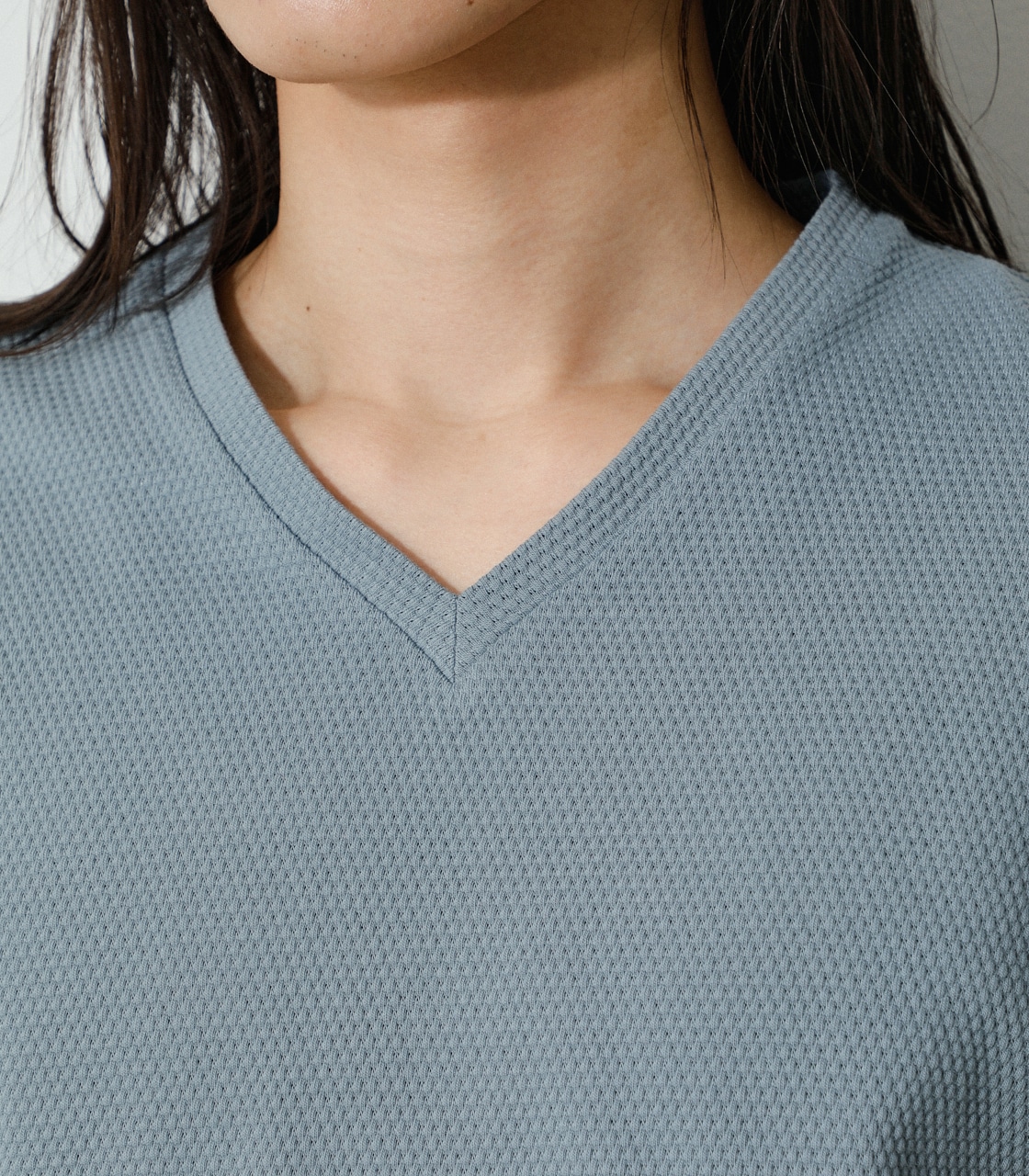 AZUL BY MOUSSY | POPCORN JACQUARD V/N TEE (Tシャツ・カットソー(半袖) ) |SHEL'TTER ...