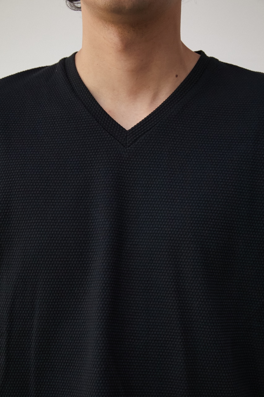 AZUL BY MOUSSY | POPCORN JACQUARD V/N TEE (Tシャツ・カットソー(半袖) ) |SHEL'TTER ...