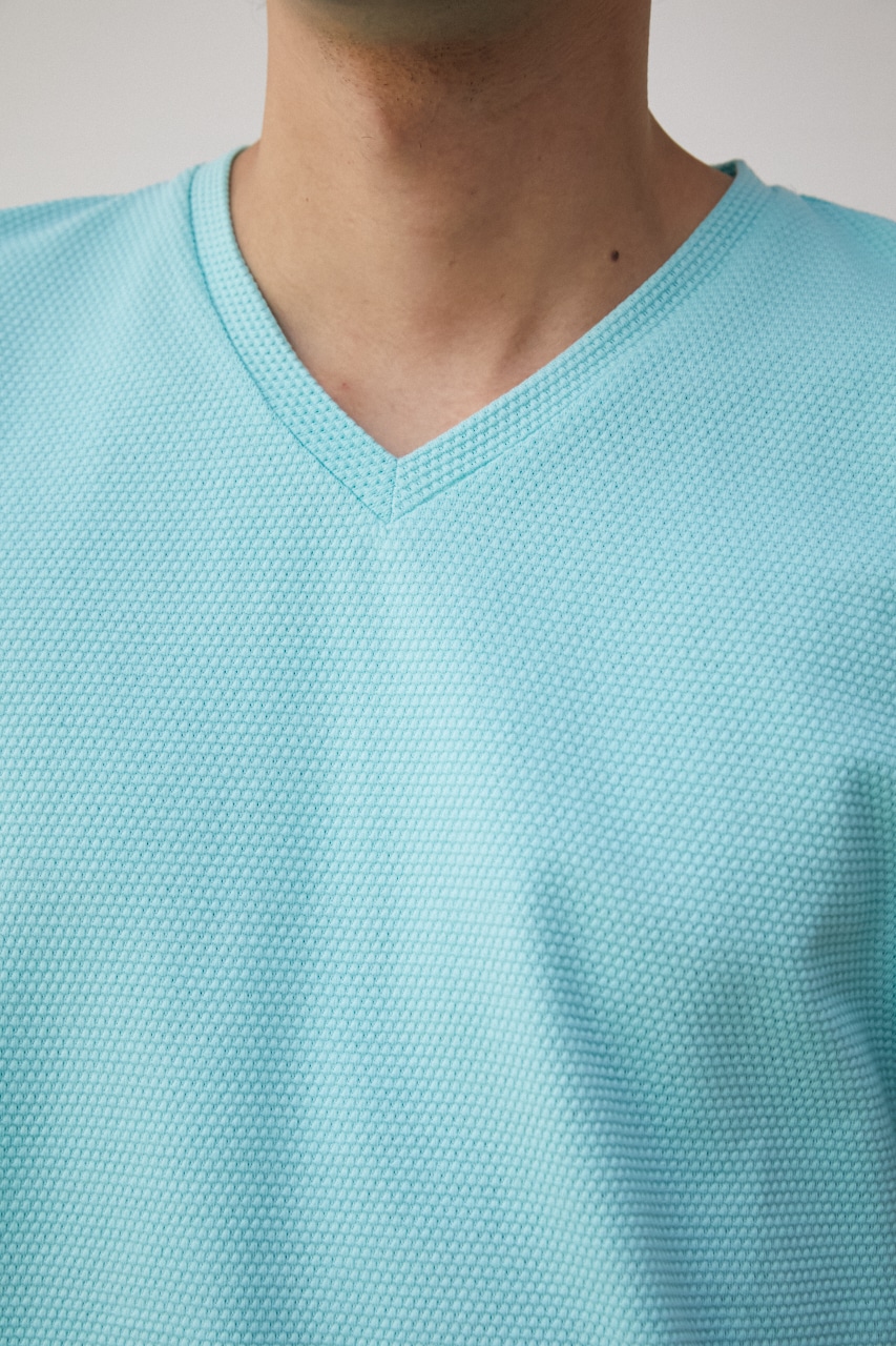 AZUL BY MOUSSY | POPCORN JACQUARD V/N TEE (Tシャツ・カットソー(半袖) ) |SHEL'TTER ...