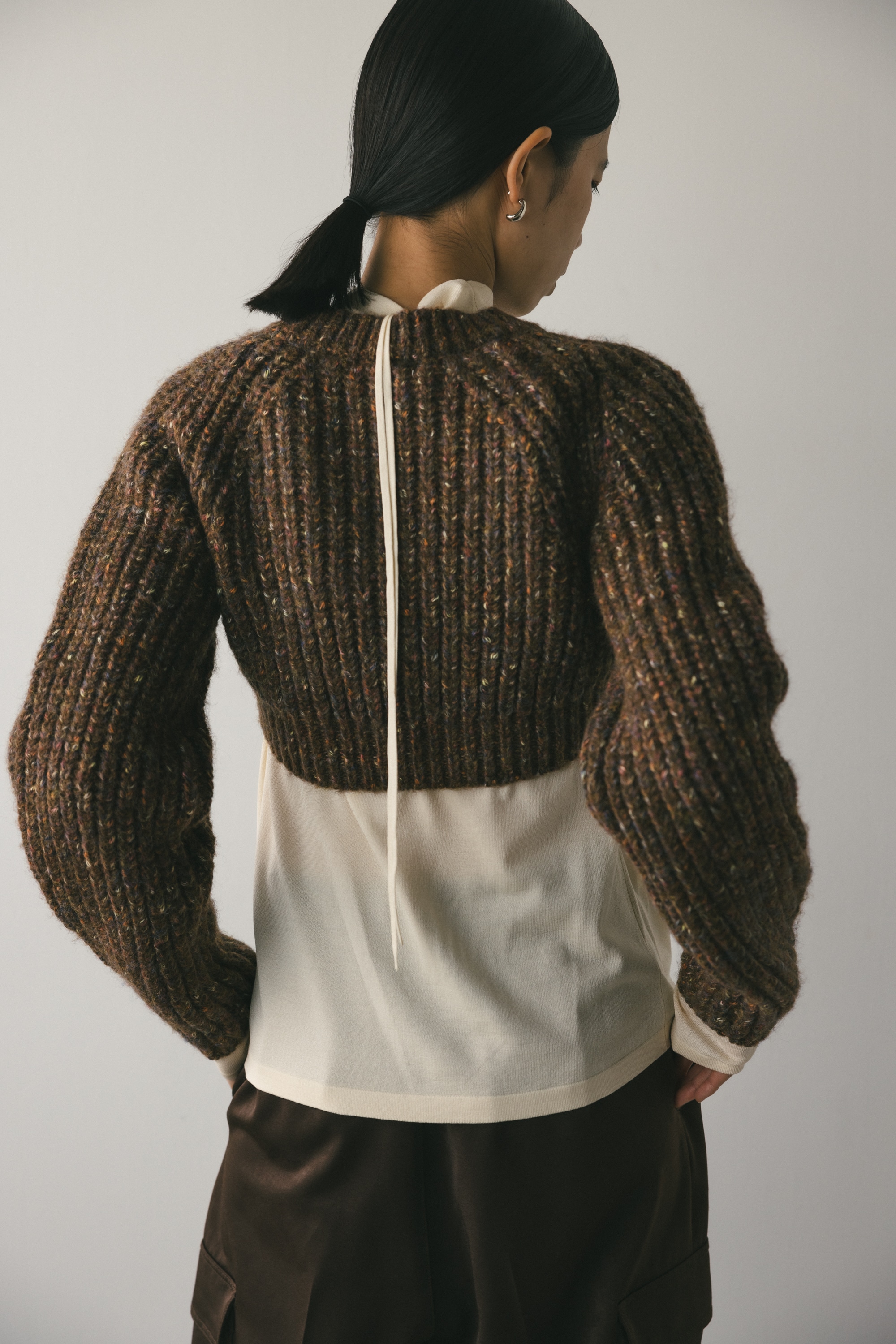 STYLEMIXER | 【限定】 ミックスヤーンショートニット (ニット ) |SHEL'TTER WEBSTORE