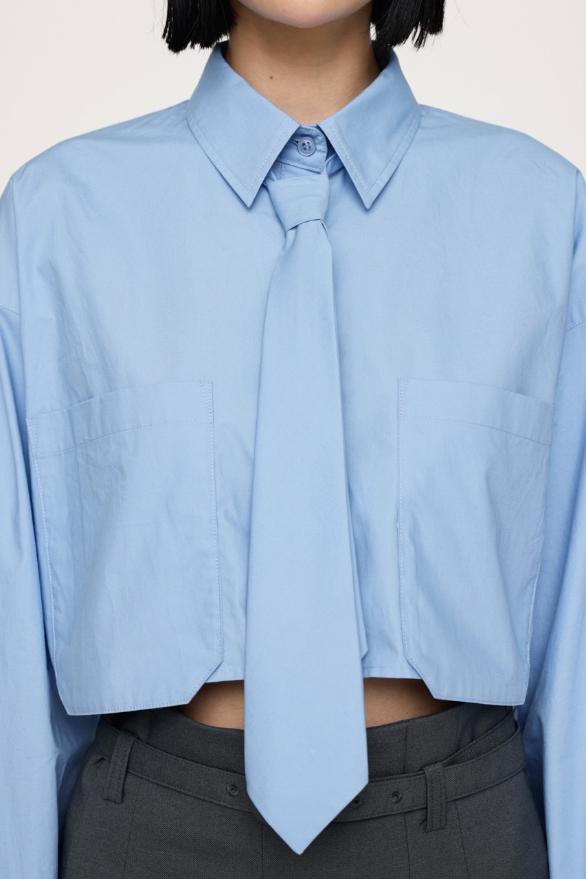 SLY | CROP SH WITH TIE (シャツ・ブラウス ) |SHEL'TTER WEBSTORE