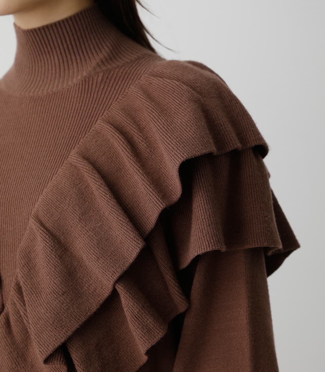 AZUL BY MOUSSY | BIG FRILL KNIT TOPS (ニット ) |SHEL'TTER WEBSTORE