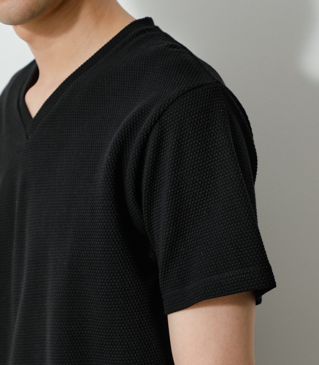 AZUL BY MOUSSY | POPCORN JACQUARD V/N TEE (Tシャツ・カットソー(半袖) ) |SHEL'TTER ...