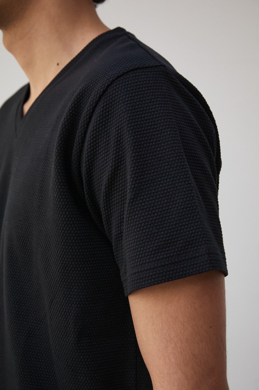 AZUL BY MOUSSY | POPCORN JACQUARD V/N TEE (Tシャツ・カットソー(半袖) ) |SHEL'TTER ...