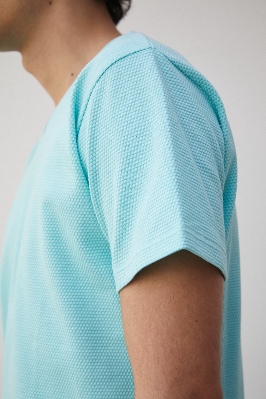 AZUL BY MOUSSY | POPCORN JACQUARD V/N TEE (Tシャツ・カットソー(半袖) ) |SHEL'TTER ...
