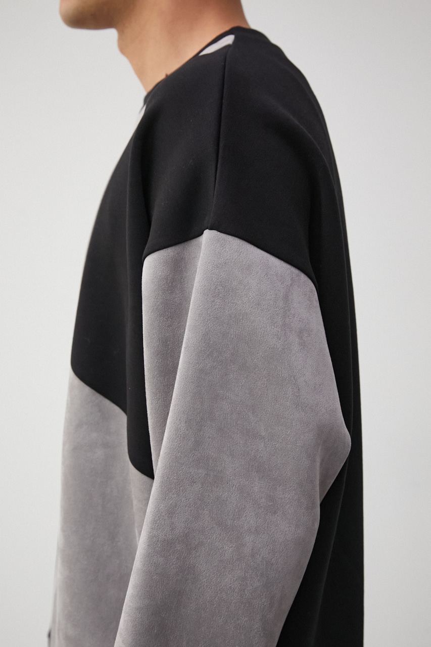 AZUL BY MOUSSY | FAUX SUEDE SWITCHING PULLOVER (スウェット・パーカー ) |SHEL'TTER ...