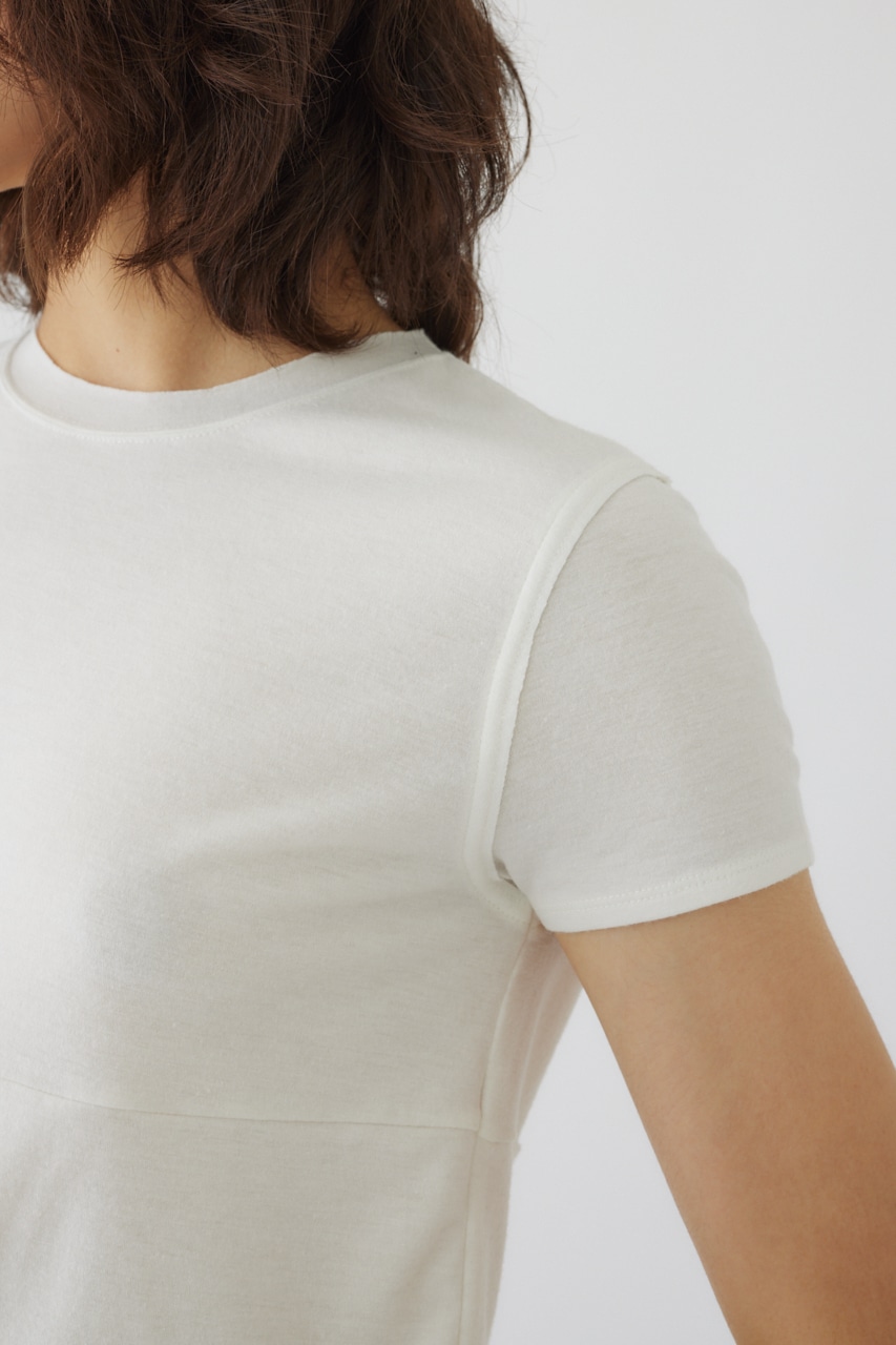 RIM.ARK | Color changing stitch T/SH (T-SHIRT(SHORT SLEEVE) ) |RIM.ARK ONLINE STORE