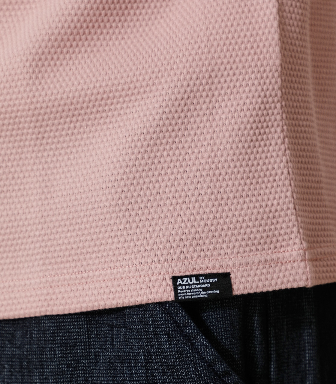 AZUL BY MOUSSY | POPCORN JACQUARD V/N TEE (Tシャツ・カットソー(半袖) ) |SHEL'TTER ...