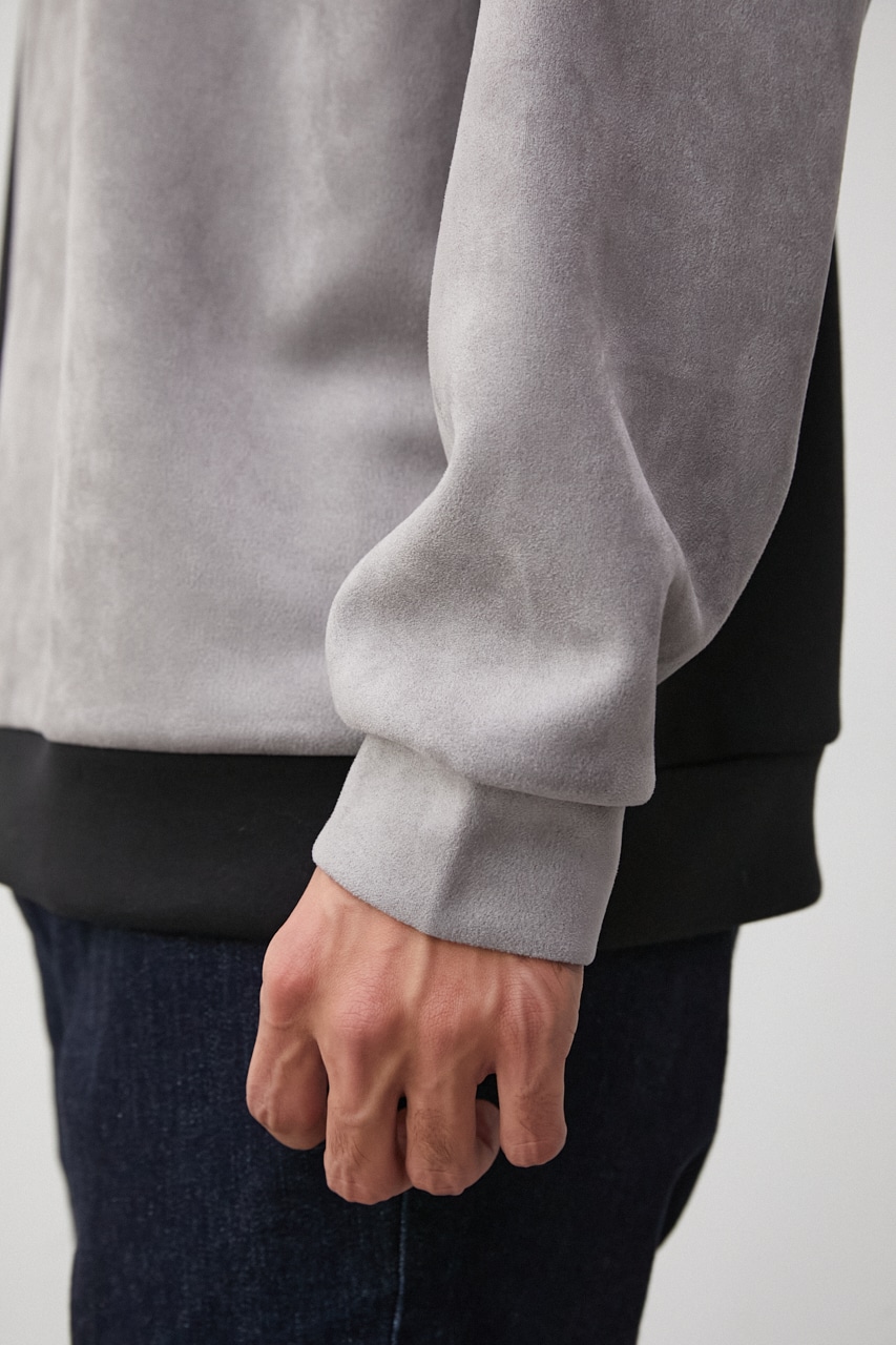 AZUL BY MOUSSY | FAUX SUEDE SWITCHING PULLOVER (スウェット・パーカー ) |SHEL'TTER ...