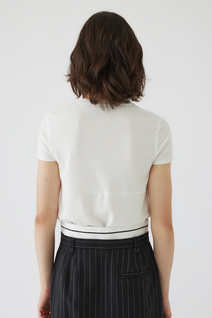 RIM.ARK | Color changing stitch T/SH (T-SHIRT(SHORT SLEEVE) ) |RIM.ARK ONLINE STORE