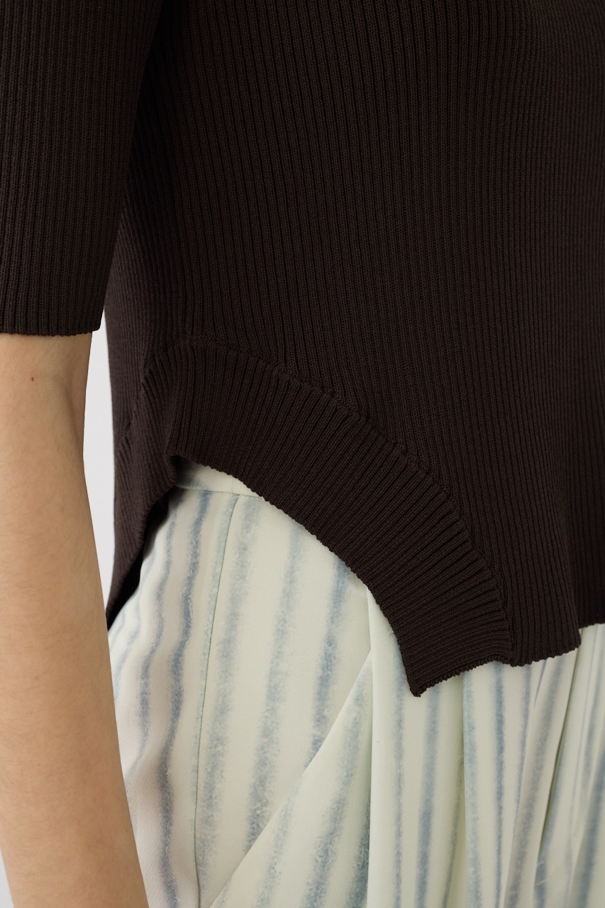 RIM.ARK | Round hem knit tops (ニット ) |SHEL'TTER WEBSTORE