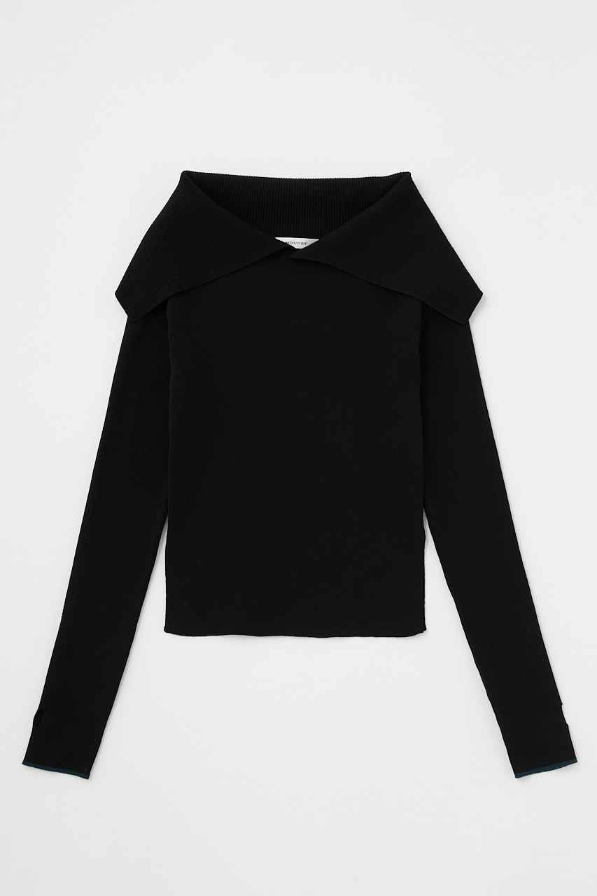 MOUSSY | OFF SHOULDER COLLAR ニット (ニット ) |SHEL'TTER WEBSTORE