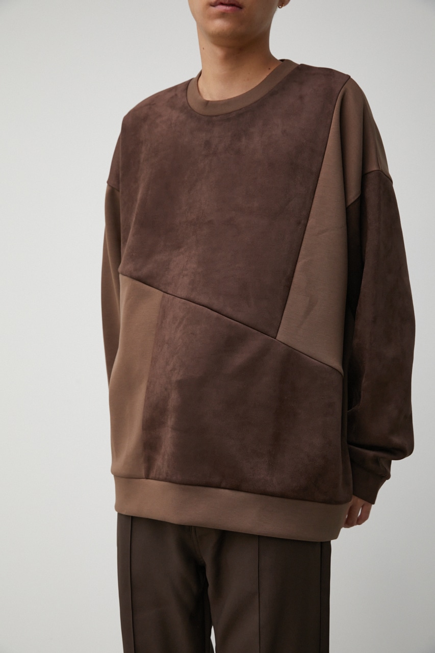 AZUL BY MOUSSY | FAUX SUEDE SWICHING PULLOVER (スウェット・パーカー ) |SHEL'TTER ...