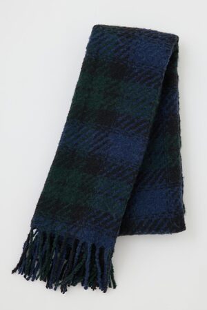 rienda | チェック柄ストール(柄NVYカラー) (ストール・マフラー ) |SHEL'TTER WEBSTORE